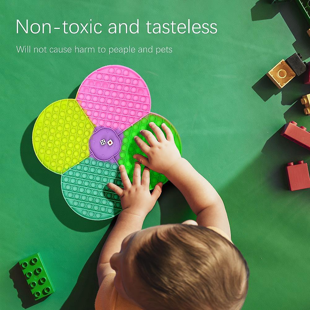 Game Fidget Toy Rainbow Push Bubble Board Fidget Sensory Toys Autism ...