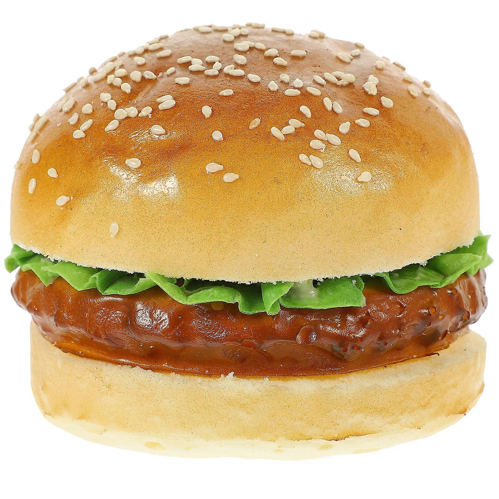 Realistic Burger Lifelike Simulation Fake Burger Bakery Display Food ...