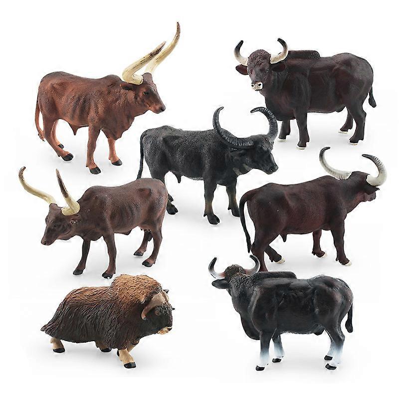 High Quality Large Size Wild Animal Bulls Models Collecta Action ...