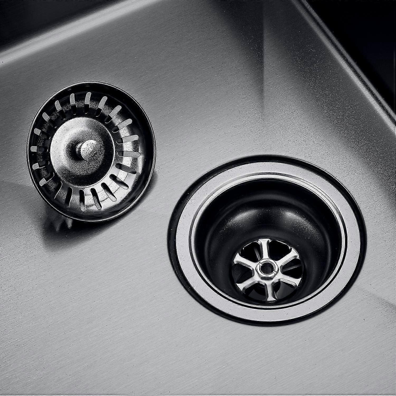 Stainless Steel Kitchen Sink Waste With Square Overflow 114 Mm | Fruugo AU