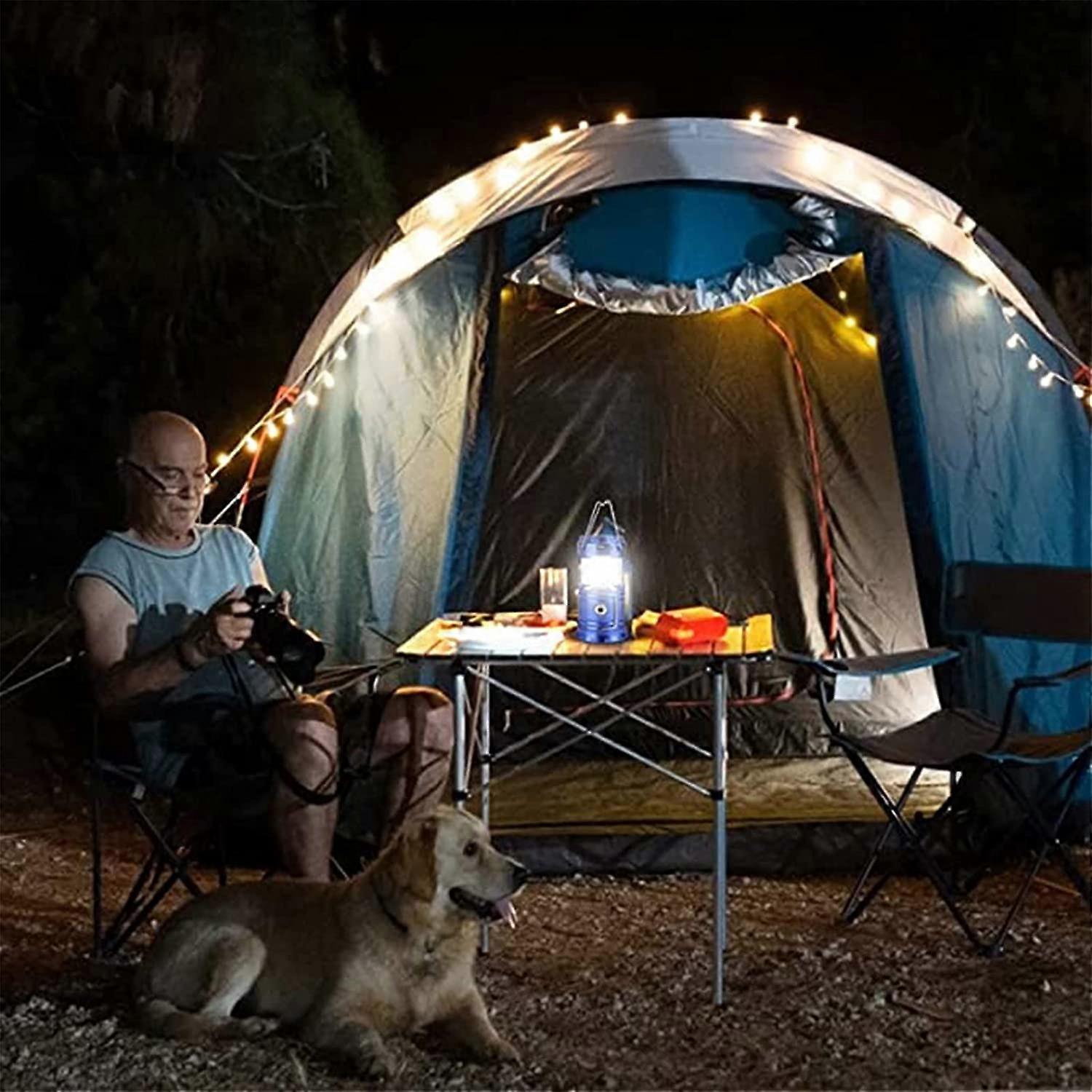 Camping Lantern, Rechargeable Garden Lantern Flashlight Tent Lighting ...