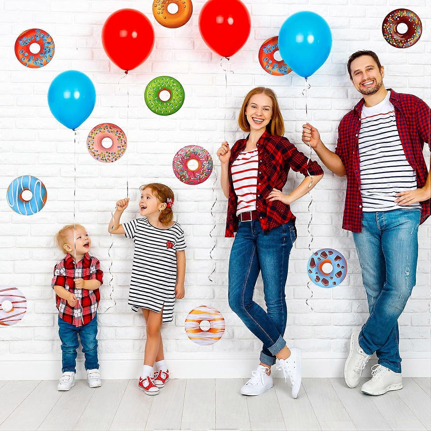 Donuts Cutouts - Colorful Mid Century Mod Donuts Theme Cutouts | Fruugo UK