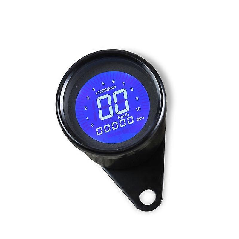 Universal Motorcycle Digital Motorcycle Speedometer Retro LCD Odometer ...