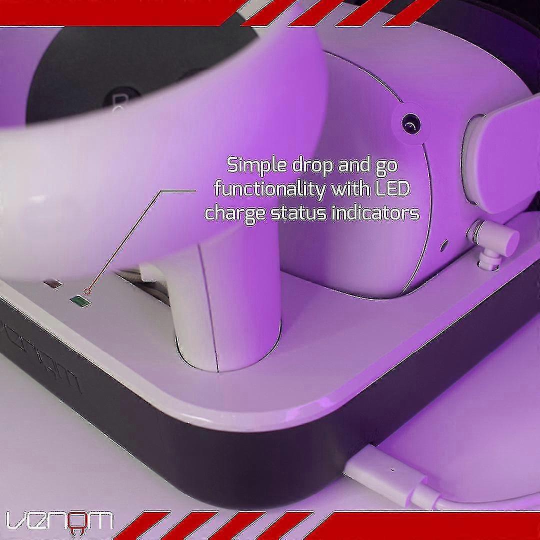 Charging Dock With Rechargeable Battery Packs For Meta Quest 2 / Oculus ...