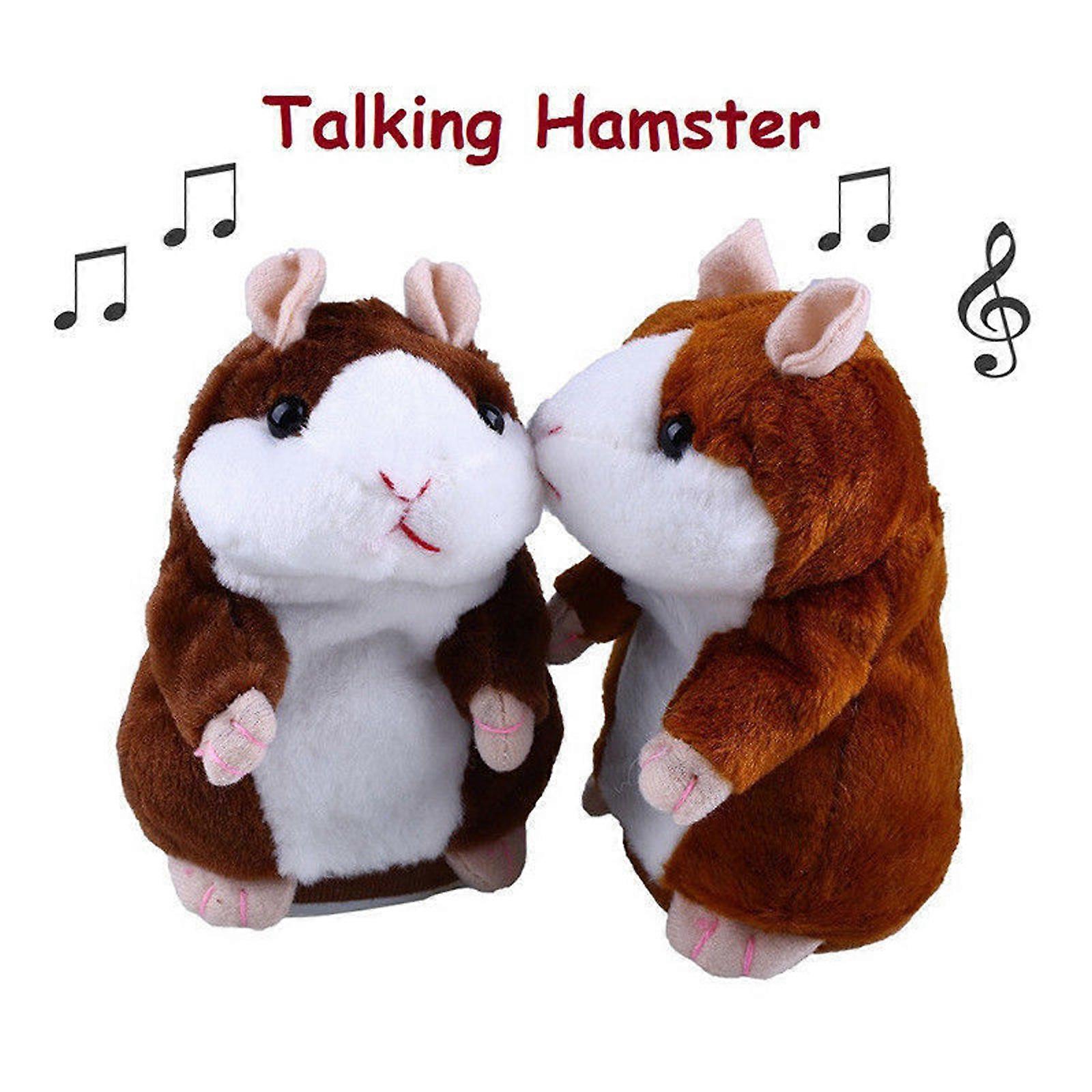 Talking Hamster, Interactive Stuffed Plush Animal Talking Toy Cute ...