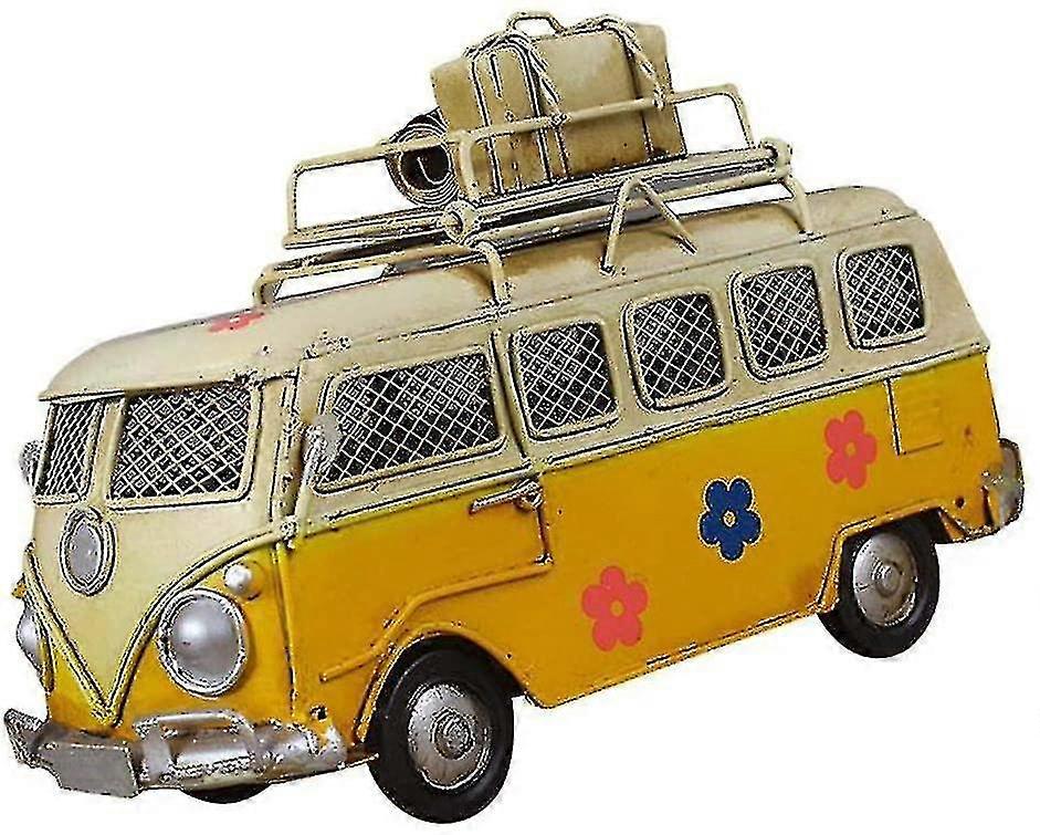 Creative Iron Piggy Bank Vintage Bus Shape Coin Box | Fruugo UK