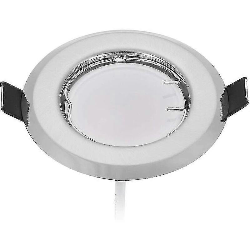Set Of 3 Ultra Flat Recessed Led Spotlights With 3x5w Dimmable Bulb ...