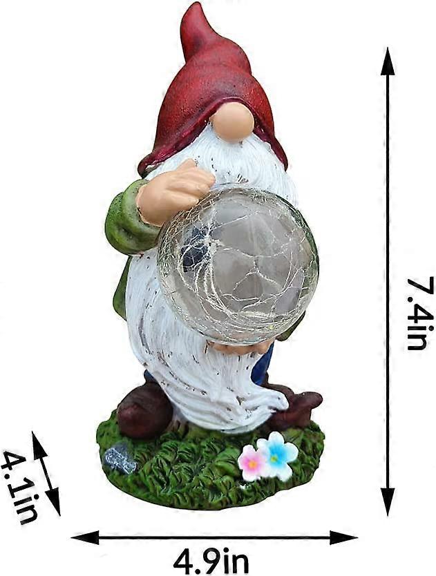 Tuinkabouter Tuinbeeldje Grappige Tuinkabouter Gevlokte Kabouter Met ...