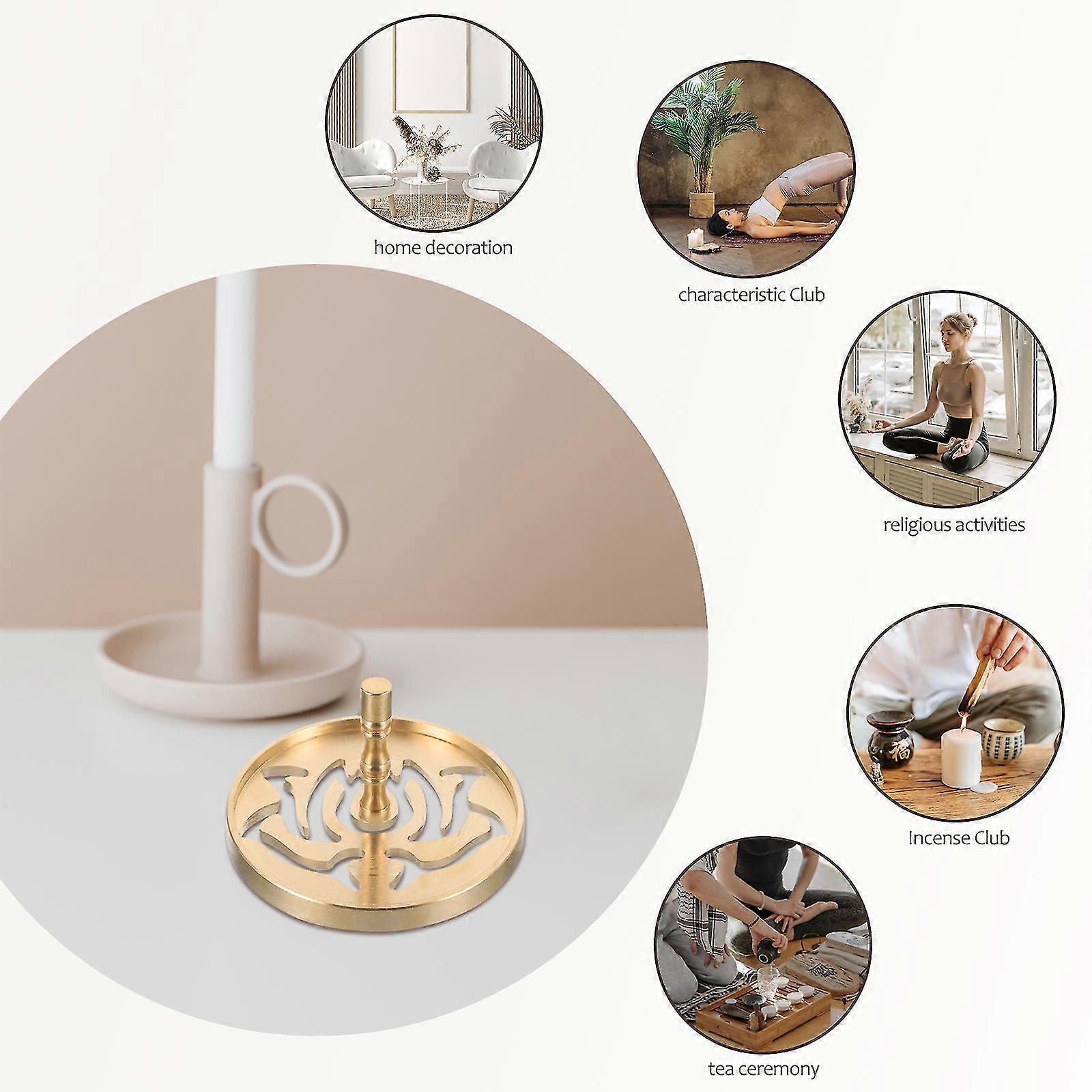 1 Set Brass Incense Making Tools Powder Incense Mold Spoon Shovel Brush ...