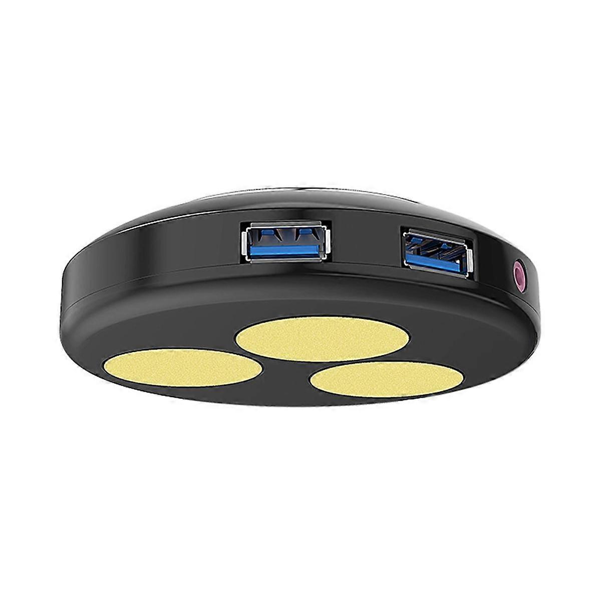 Desktop Computer Switch Button with Dual USB Ports and Audio PC ...