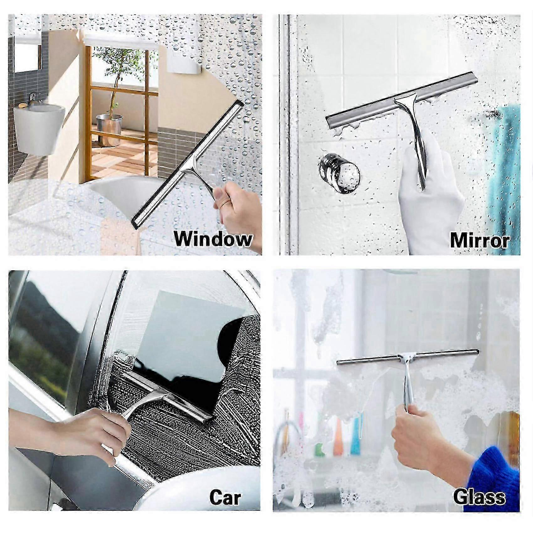 All-Purpose Shower Squeegee for Shower Doors, Bathroom, Window and Car ...