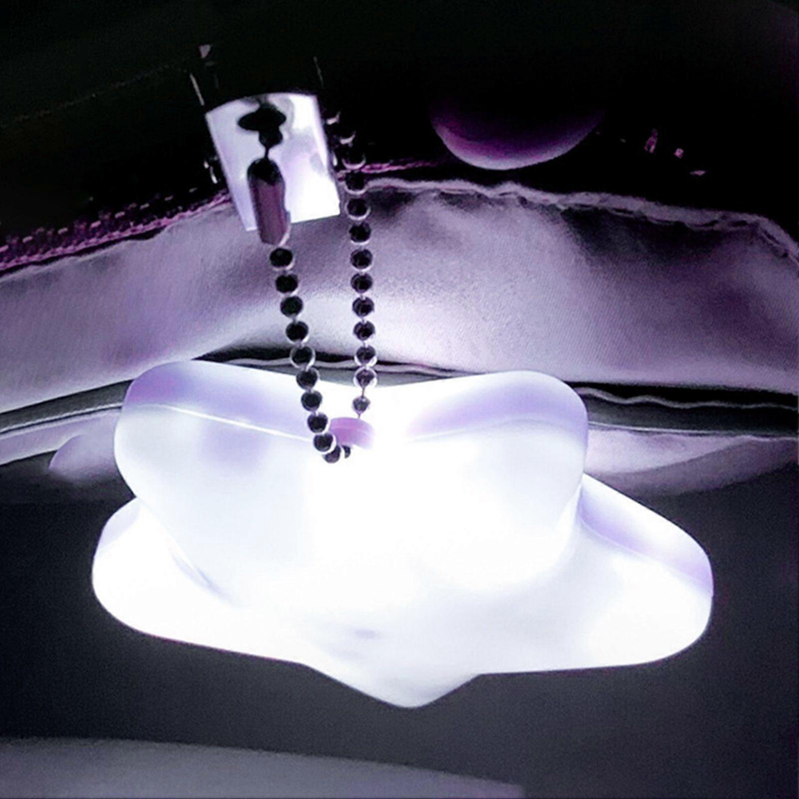 2 Pcs Handbag Lamp with Clamp Heart Round And Star Shape Touch Control ...