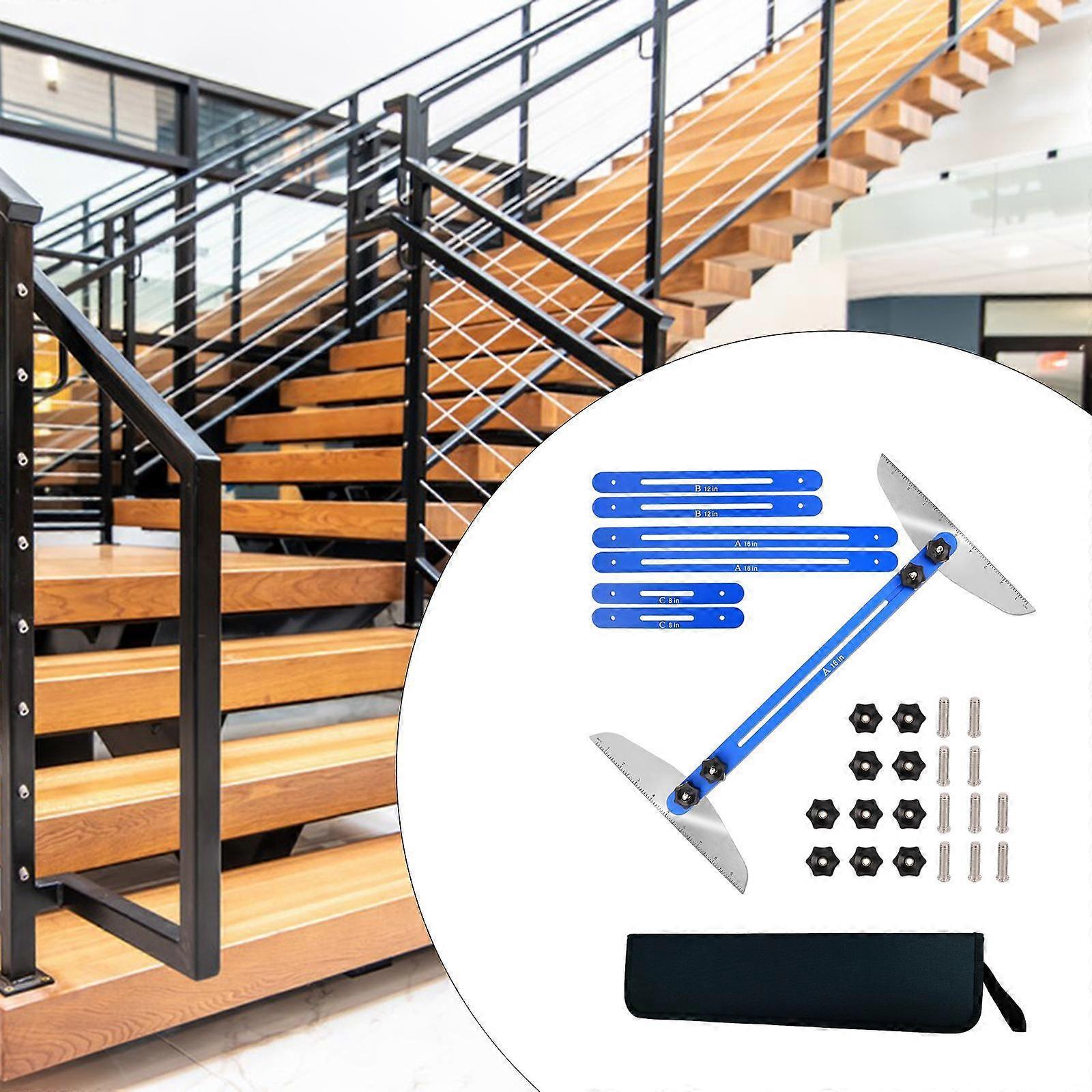 Stair Tread Template Tool Marking Measuring Tool Stair Tread Ruler ...