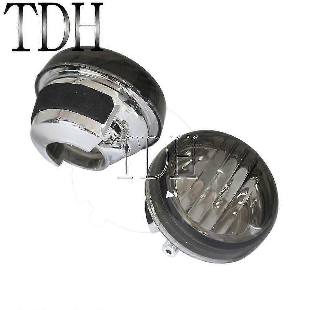 4 Pcs Motorcycle Turn Indicator Signal Light Lens Cover Smoke For ...