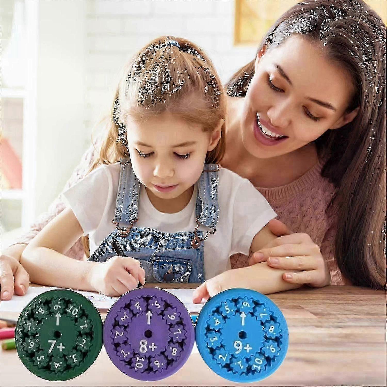 Math Fidget Spinners, Math Fact Fidget Spinners, Multicolored Math ...