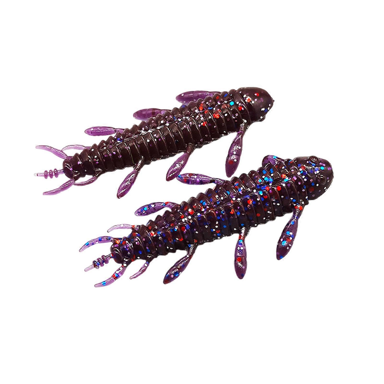 8Pcs Worms Fishing Lures Soft Plastic Fishing Lures Fishing Baits Lures ...