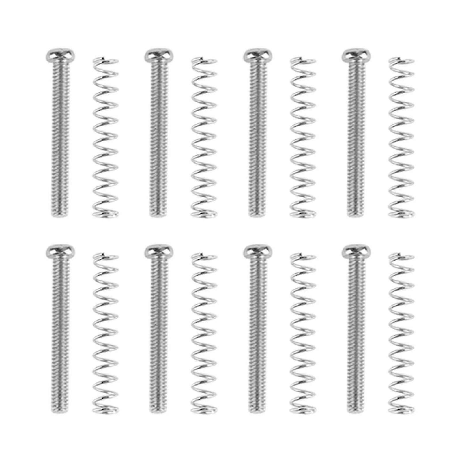 8 Set Guitar Pickup Screw Spring Iron Double Coil Pickup Frame Mounting ...
