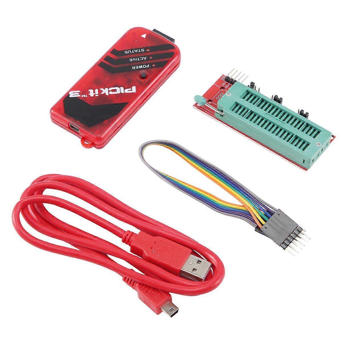 PICKIT3 Programmer + PIC ICD2 PIC Kit 2/3 Programming Adapter Universal ...