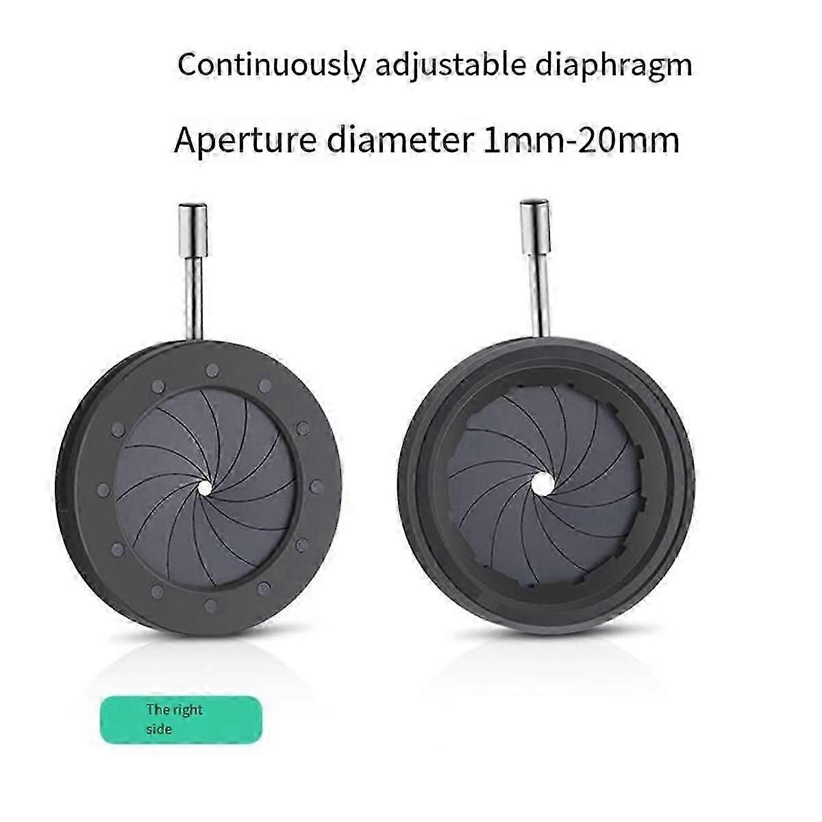 120MM Optical Aperture Module Adjustable Manual Aperture SK20 Variable ...