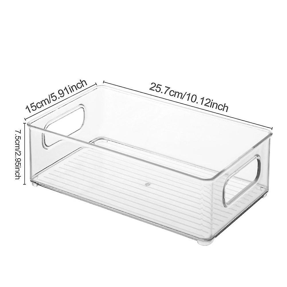 Household storage containers 1pcs clear pantry refrigerator organizer ...