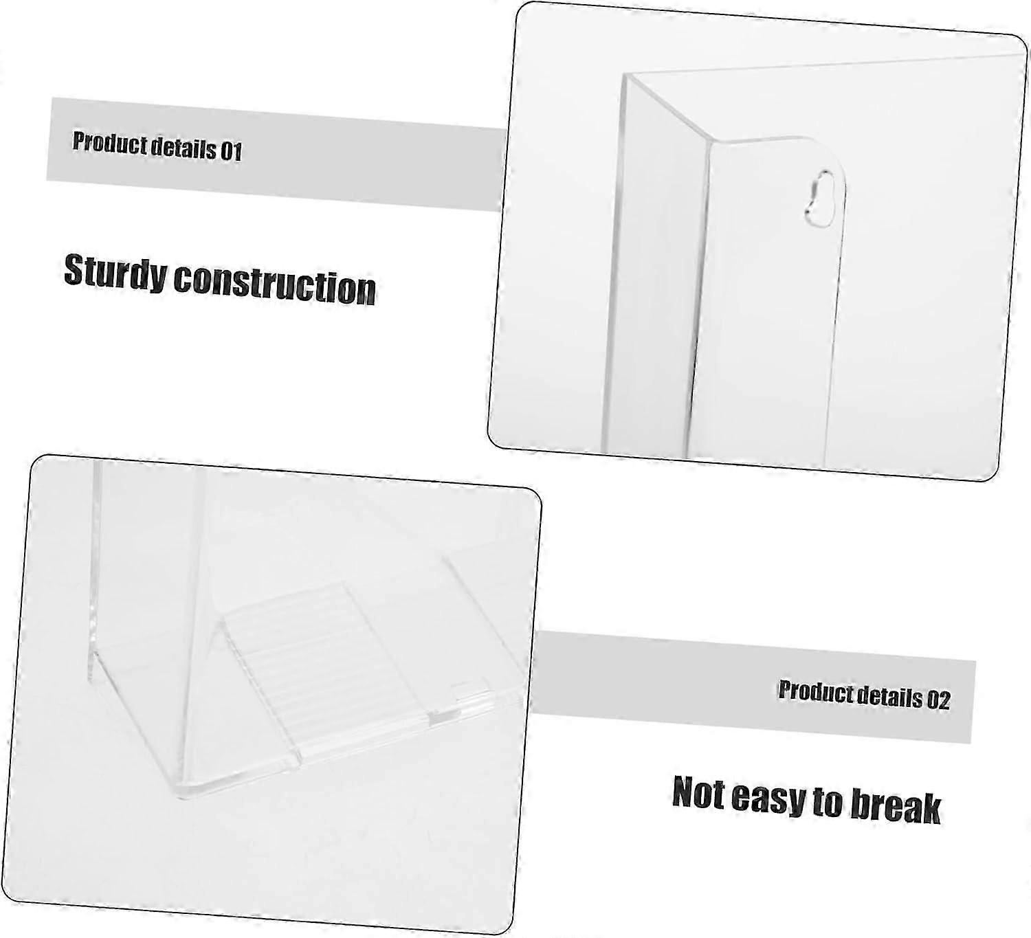 Hanging Wall Document Holder Transparent Paper Organizer Magazine Rack ...