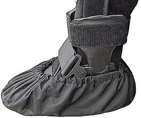 2 Pieces Walking Boot Cover Recovery Shoes Covers Non Skid Foot Brace ...
