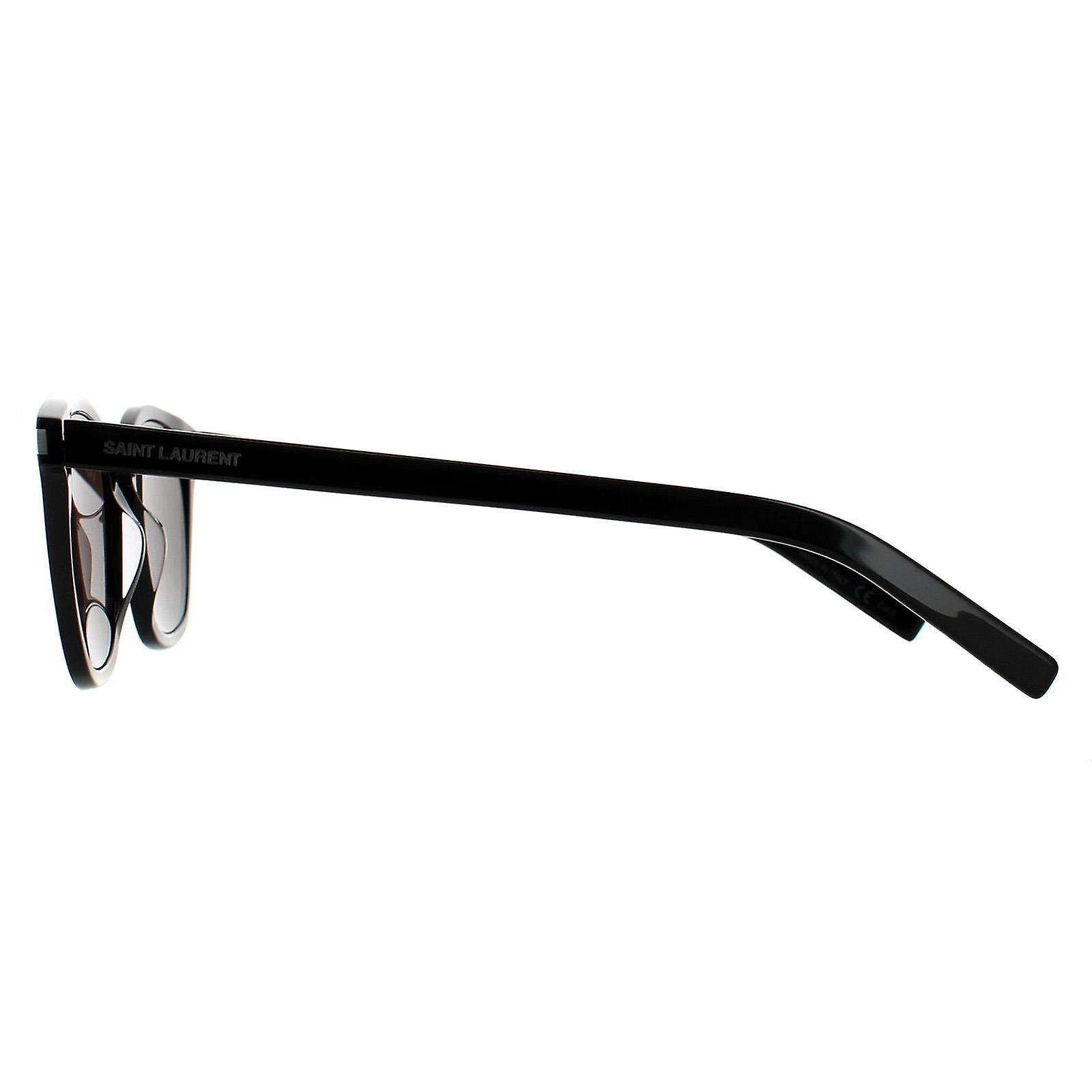 Saint Laurent solbriller SL 28 SLIM 001 Svart grå | Fruugo NO
