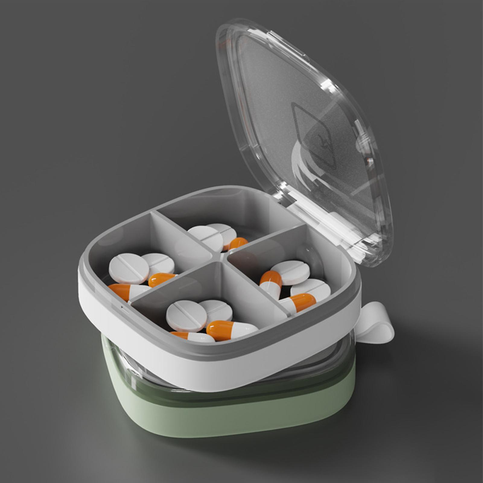 Nordic Style Portable Pill Case - Abs Tablet Storage Box With ...