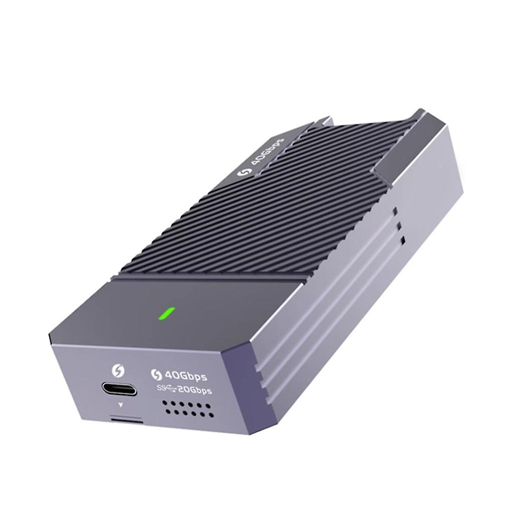 NVMe Case Thunderbolt 40Gbps M.2 NVMe SSD Enclosure to Type-C Hard Disk ...