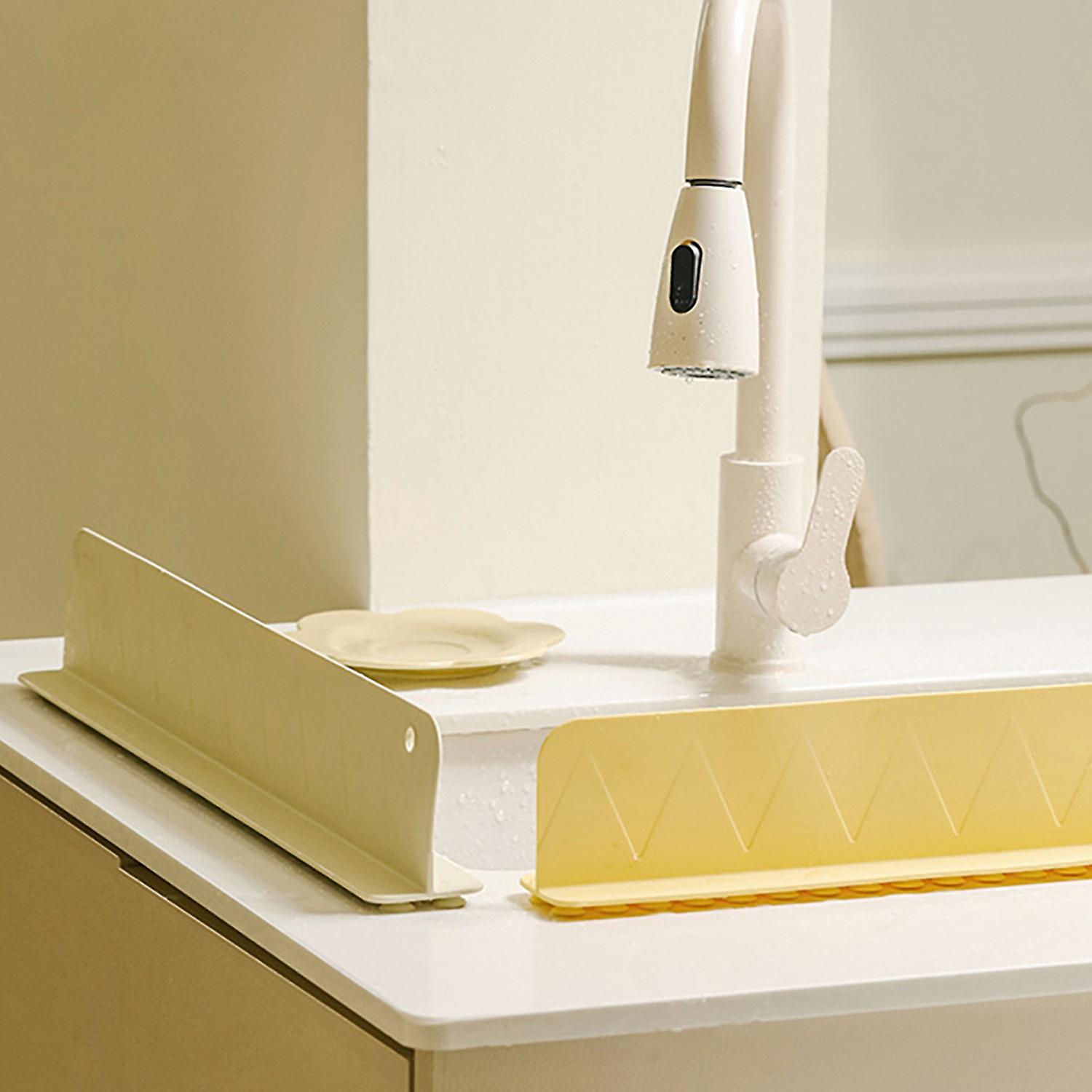 Sink Splash Baffle with Suction Cup Soft Heighten Board Strong ...