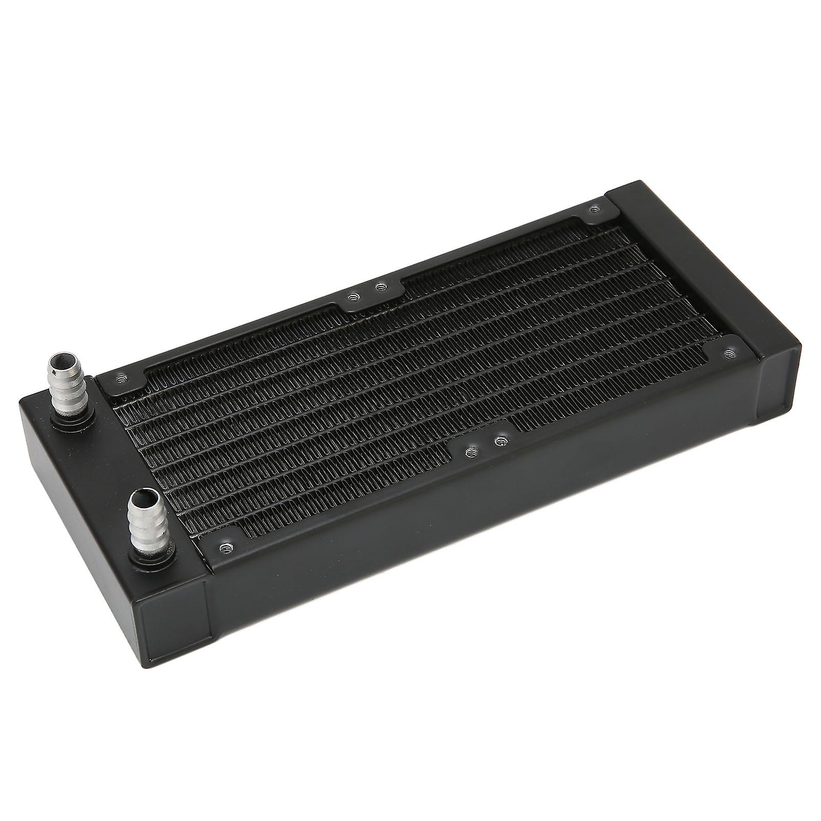 Computer Printer Water Cooling Radiator 80mm Dual Fans 8 Pipes 9.5mm ...