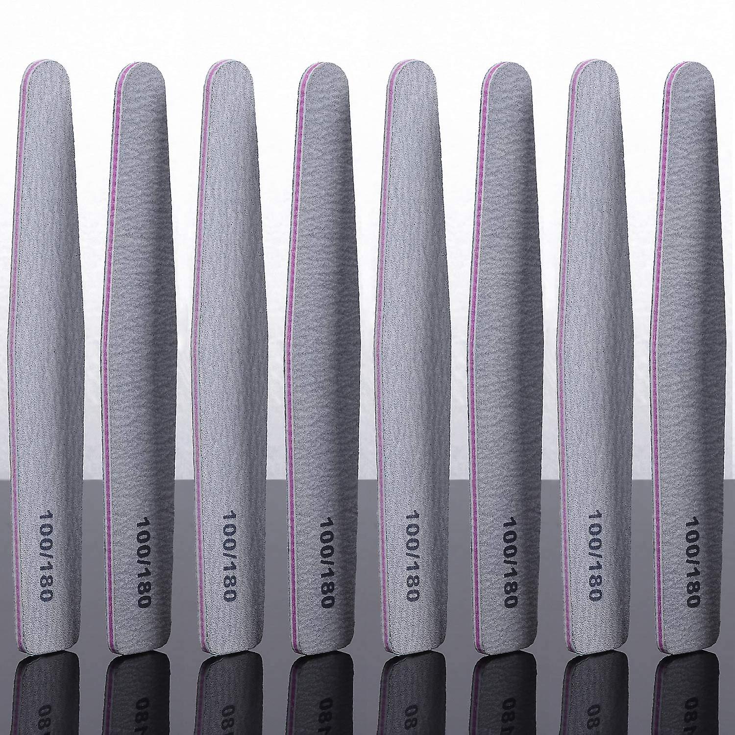 50 Pieces 100/180 Nail Files Bulk Emery Boards for Nails Finger Nail ...