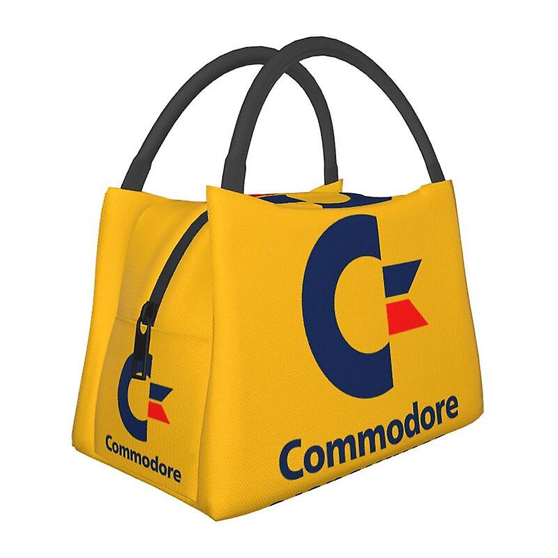 Commodore 64 Amiga 500 Insulated Lunch Bags For Women Computer C64 Logo ...