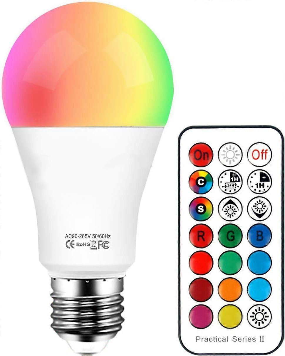 LED RGB Color Changing Dimmable Bulbs 10W LED Bulbs E27 RGBW with ...
