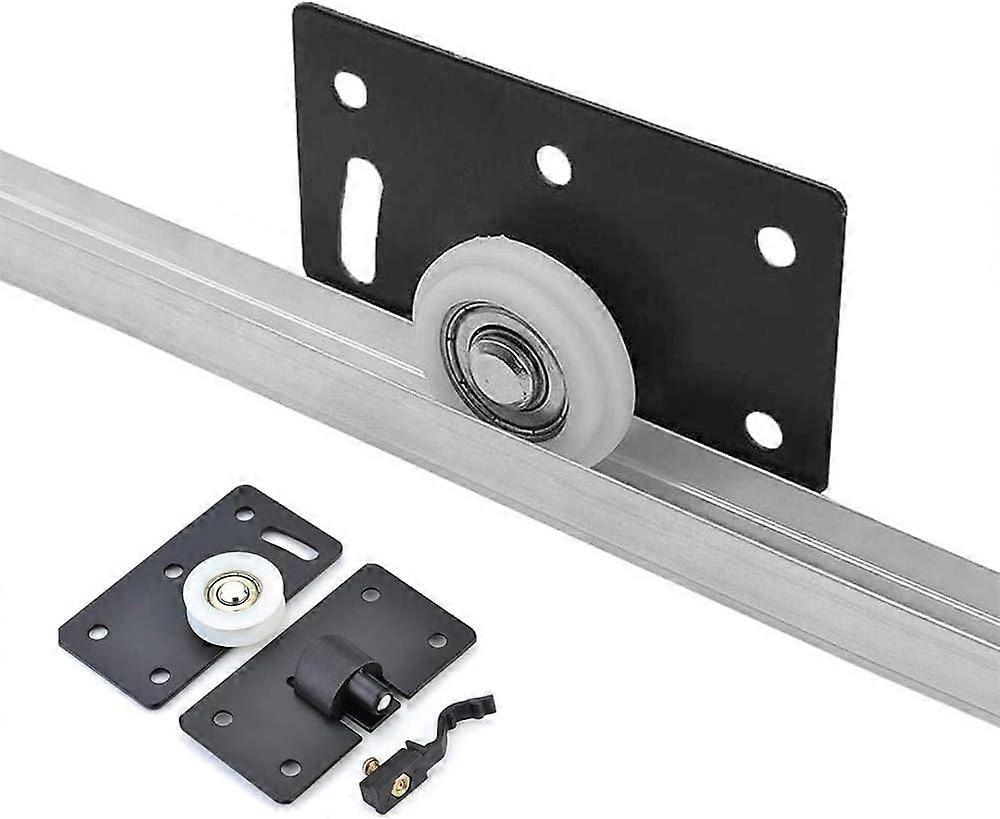 4 Pairs Furniture Casters Sliding Wheels, Nylon Wardrobe Door Caster ...