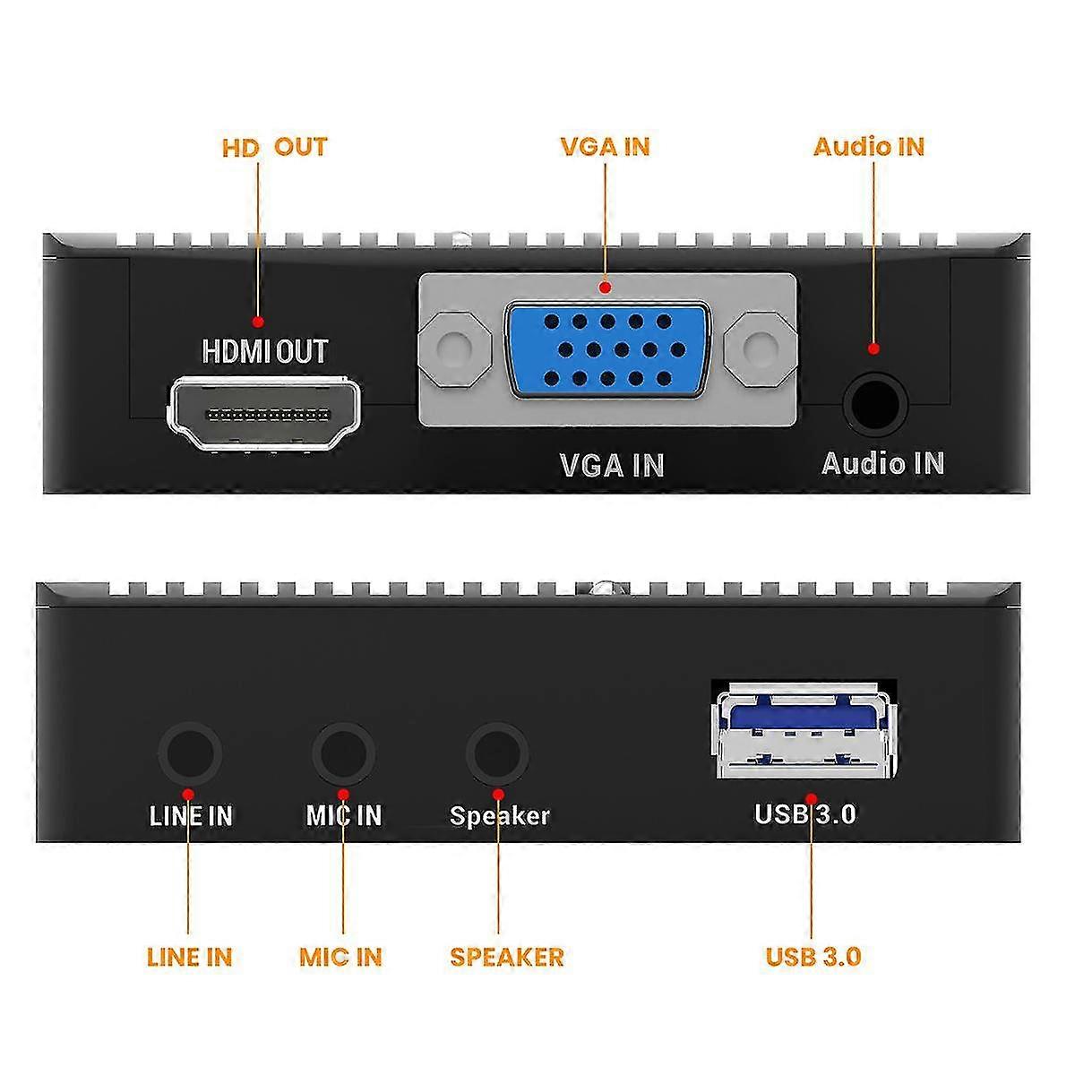 VGA TO USB3.0 Video Capture Card ,1080P60FPS,VGA TO -Compatibler ...