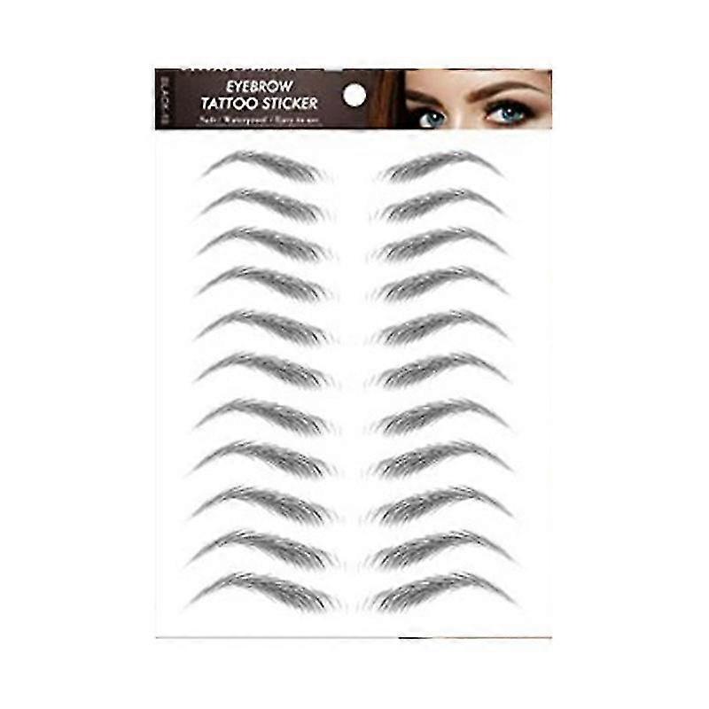 4d hair shaped waterproof eyebrow tattoo sticker beauty sticker | Fruugo UK