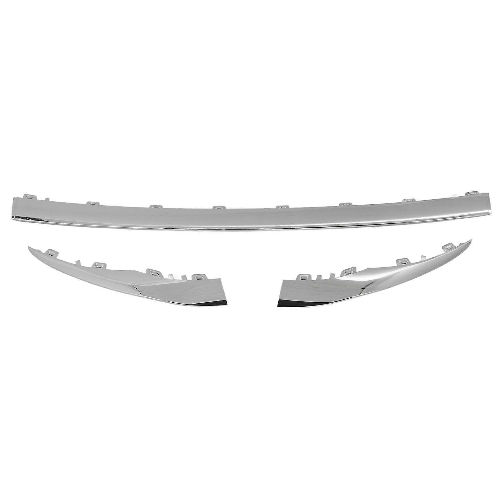 3pcs Chrome Front Bumper Lower Trim 2058858602 Replacement for Benz C ...