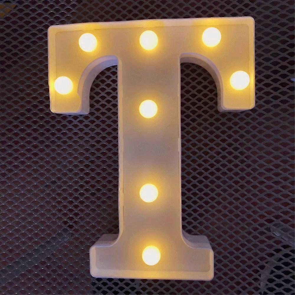 Alphabet Letter Led Light Luminous Lamp Decor Party Night Light | Fruugo UK