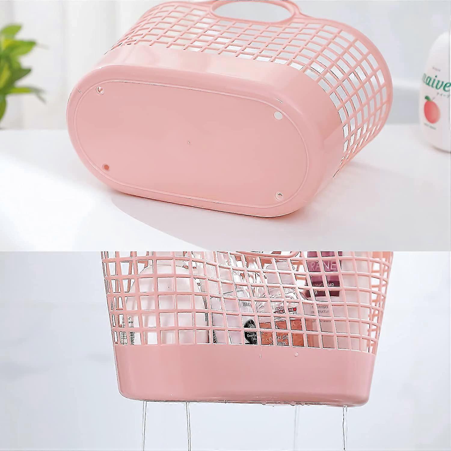 Portable Shower Caddy Basket, Plastic Storage Soft Carry Tote With ...