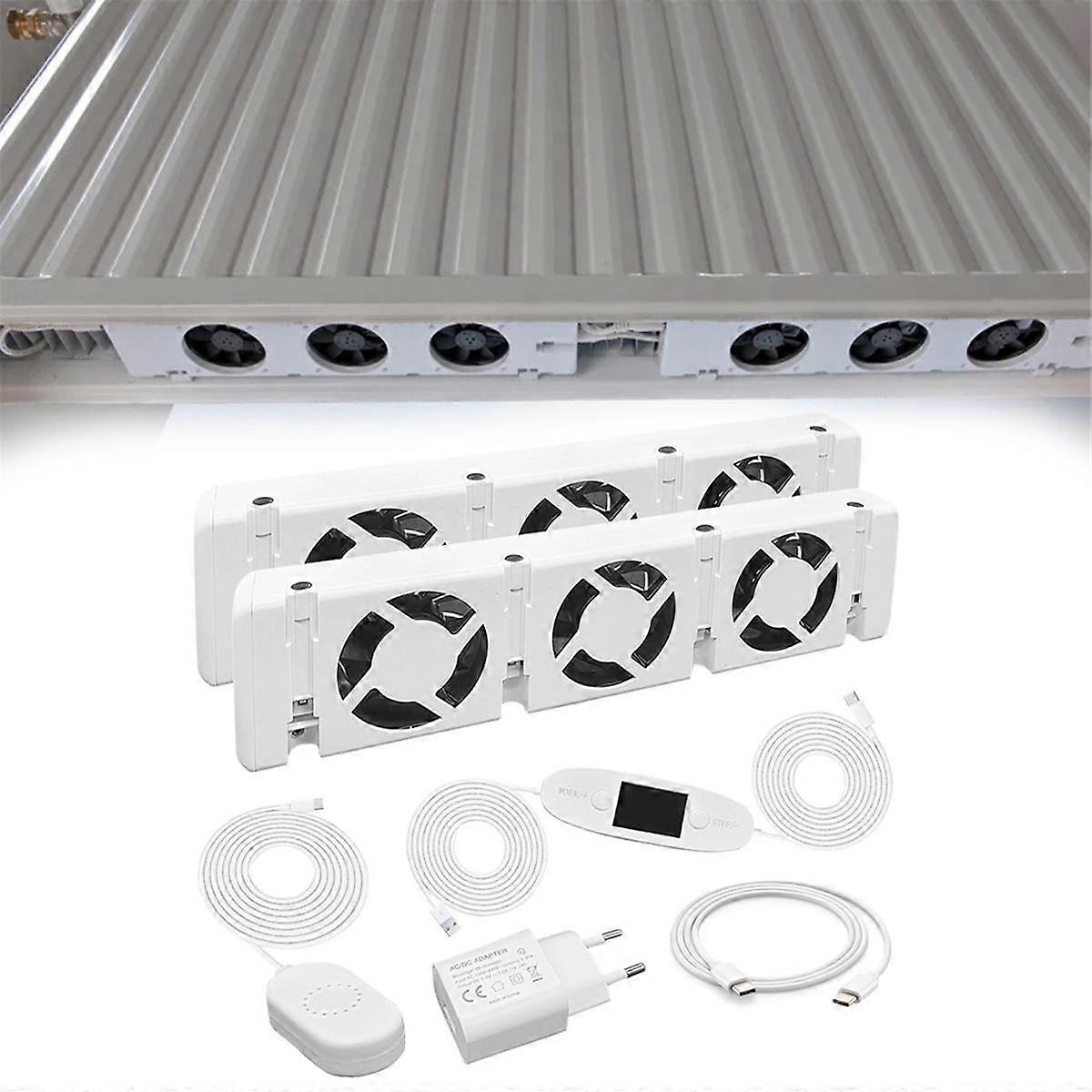 Radiator Fan Smart Radiator Booster Extension Set Ventilator Fan ...