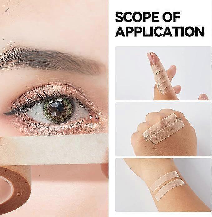 3 Rolls Flexible Skin Tape Breathable Nose Tape Self Adhesive Gauze ...