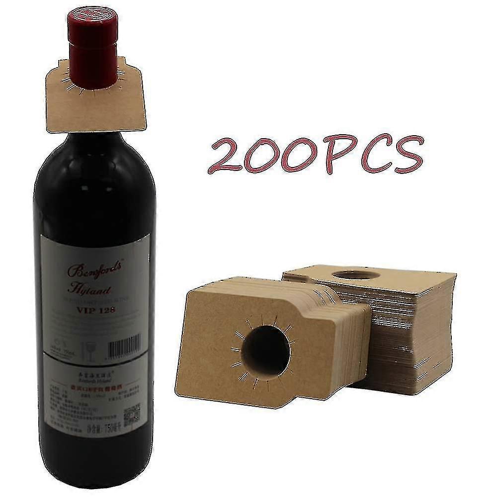 Wine Bottle Cellar Label, 200 Pieces Wine Bottle Neck Tags, Cellar Rack ...