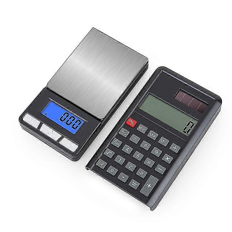 Electronic Calculator Scale 200g 0.01g Precision Digital Jewelry Gold Gram Scales Blue Lcd Mini ...