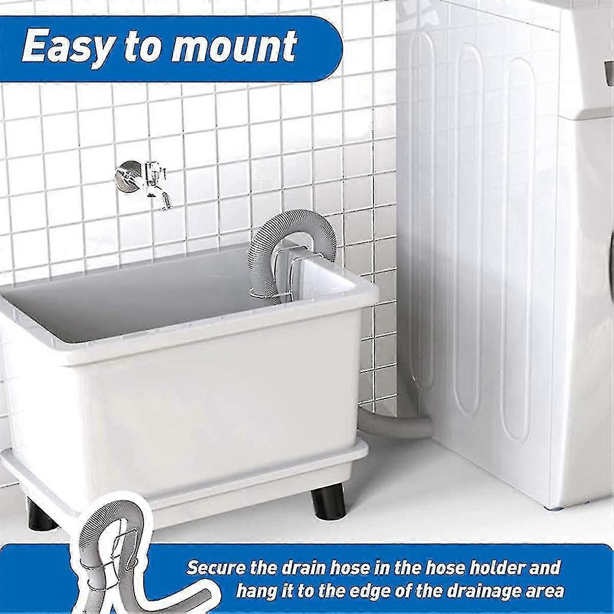 Stainless Steel Washing Machine Drain Hose Holder Hook, Universal ...