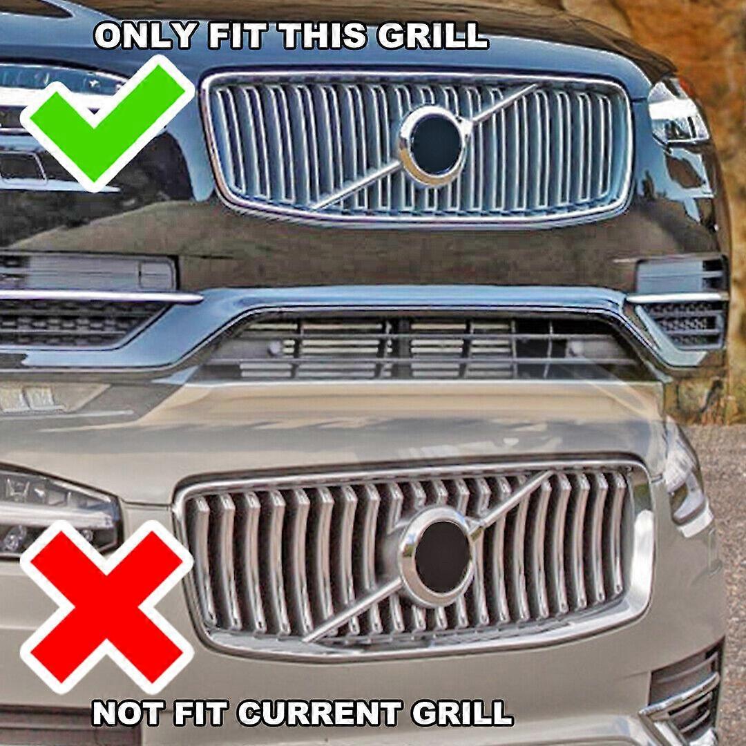 M-STYLE FRONT GRILL 3 COLOUR COVER SPORT STRIP FOR VOLVO XC90 2016-2019 ...