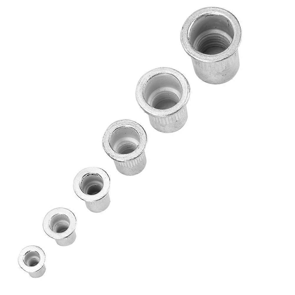 90Pcs Aluminum Rivet Nuts Flat Head Threaded Inserts with M3-M10 Sizes ...