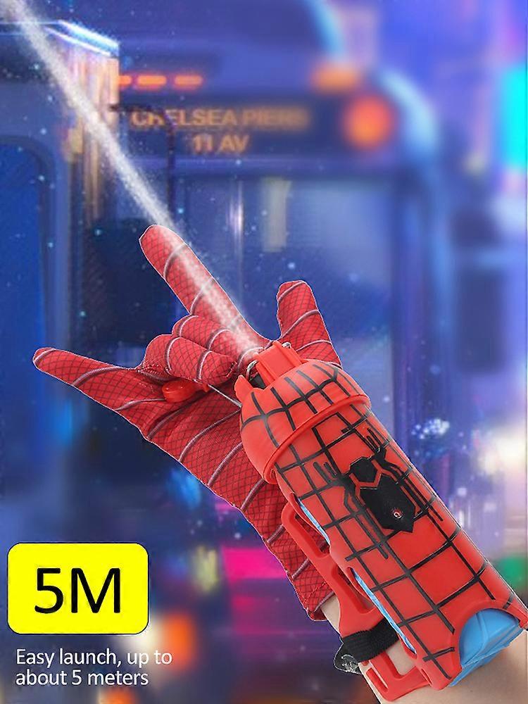 Spiderman Launcher Toys Costume Gloves Web Shooter Dart Blaster Kids ...