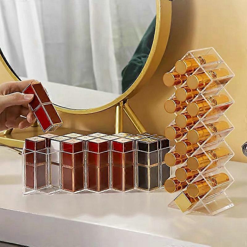 Lipstick Holder Organizer, Clear Acrylic Fish Shape Lipstick Organizer ...