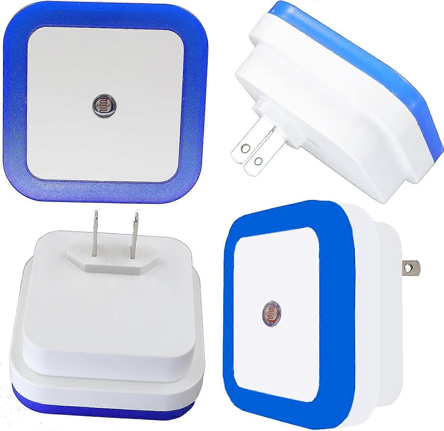 LED Night Light Plug In Night Light Blue Light With Smart Light Sensor ...